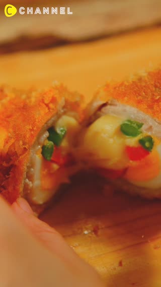 Deep Fried Egg with Veggies | C CHANNEL