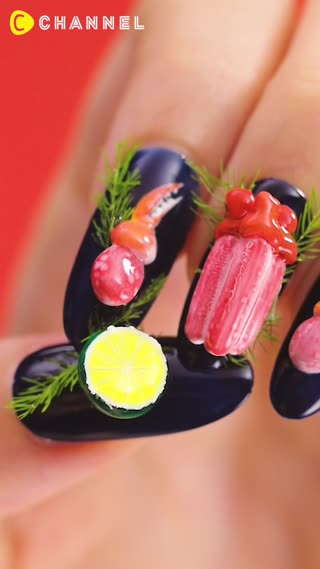 Yummy?! Realistic Crab Nails! | C CHANNEL